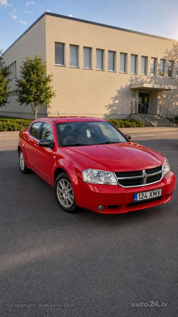 Красный Додж Авенджер 2009 в Маарду, объемом двигателя 2.00 л и пробегом 193 тыс. км за 2999 €, фото 2 на AUTOMOTO.COM.LV