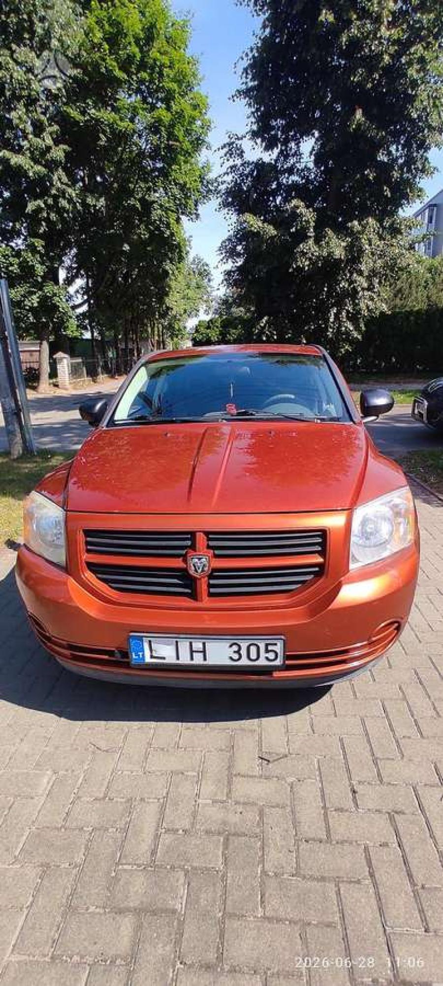 Оранжевый Додж Калибер 2006 в Паневежис, объемом двигателя 1.80 л и пробегом 313 тыс. км за 1200 €, фото 1 на AUTOMOTO.COM.LV
