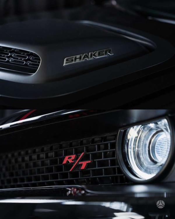 Melns Dodge Challenger 2023 Viļņa, ar dzinēja tilpumu 5.65 L un nobraukumu 32 tūkst. km par 33000 €, foto 11 vietnē AUTOMOTO.COM.LV