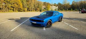 Zils Dodge Challenger 2019 Klaipėda, ar dzinēja tilpumu 6.42 L un nobraukumu 45 tūkst. km par 33500 €, foto 5 vietnē AUTOMOTO.COM.LV