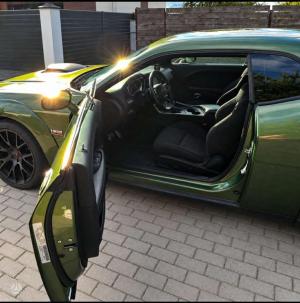 Green Dodge Challenger 2018 in Klaipeda, with an engine capacity of 6.42 L and mileage of 45 thousand km for 27000 €, photo 17 on AUTOMOTO.COM.LV