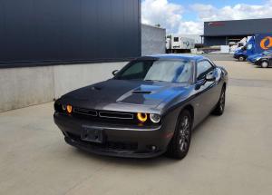 Серый Додж Челенджер 2018 в Вильнюс, объемом двигателя 3.60 л и пробегом 160 тыс. км за 10450 €, фото  на AUTOMOTO.COM.LV