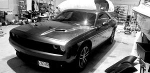 Pelēks Dodge Challenger 2019 Klaipėda, ar dzinēja tilpumu 3.60 L un nobraukumu 166 tūkst. km par 14500 €, foto  vietnē AUTOMOTO.COM.LV