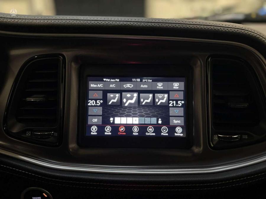 Oranžs Dodge Challenger 2020 Viļņa, ar dzinēja tilpumu 5.65 L un nobraukumu 56 tūkst. km par 28999 €, foto 25 vietnē AUTOMOTO.COM.LV