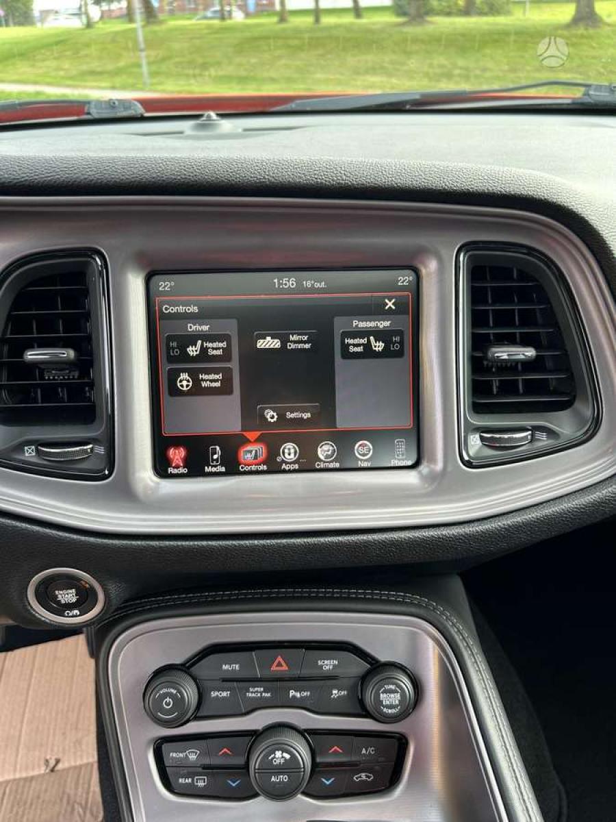 Oranžs Dodge Challenger 2023 Klaipėda, ar dzinēja tilpumu 3.60 L un nobraukumu 62 tūkst. km par 22222 €, foto 12 vietnē AUTOMOTO.COM.LV