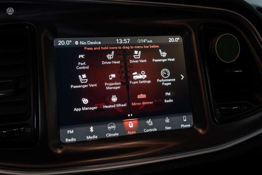 Balts Dodge Challenger 2019 Viļņa, ar dzinēja tilpumu 6.42 L un nobraukumu 54 tūkst. km par 45900 €, foto 31 vietnē AUTOMOTO.COM.LV