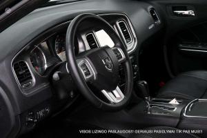 Black Dodge Charger 2015 in Kretinga, with an engine capacity of 5.70 L and mileage of 227 thousand km for 12499 €, photo 19 on AUTOMOTO.COM.LV