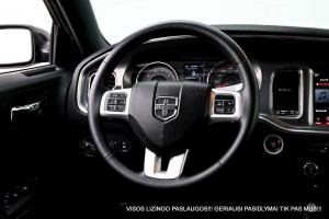Black Dodge Charger 2015 in Kretinga, with an engine capacity of 5.70 L and mileage of 227 thousand km for 12499 €, photo 31 on AUTOMOTO.COM.LV