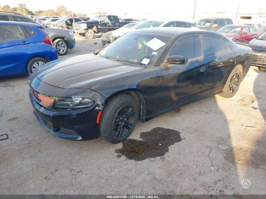 Black Dodge Charger 2016 in Klaipeda, with an engine capacity of 3.60 L and mileage of 1000 thousand km for 6700 €, photo 1 on AUTOMOTO.COM.LV