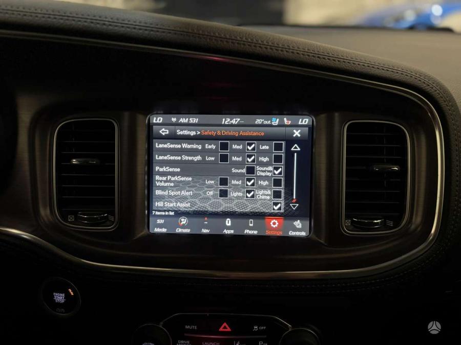 Melns Dodge Charger 2021 Viļņa, ar dzinēja tilpumu 6.42 L un nobraukumu 74 tūkst. km par 35999 €, foto 31 vietnē AUTOMOTO.COM.LV