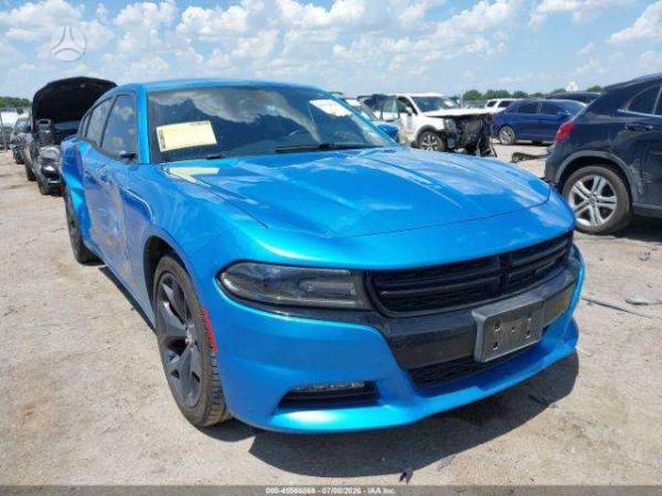 Blue Dodge Charger 2015 in Klaipeda, with an engine capacity of 3.60 L and mileage of 176 thousand km for 6000 €, photo 1 on AUTOMOTO.COM.LV