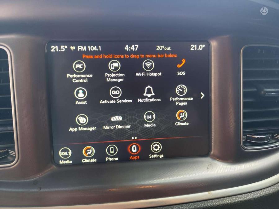 Zaļš Dodge Charger 2022 Kaišiadorys, ar dzinēja tilpumu 5.65 L un nobraukumu 47 tūkst. km par 12999 €, foto 9 vietnē AUTOMOTO.COM.LV