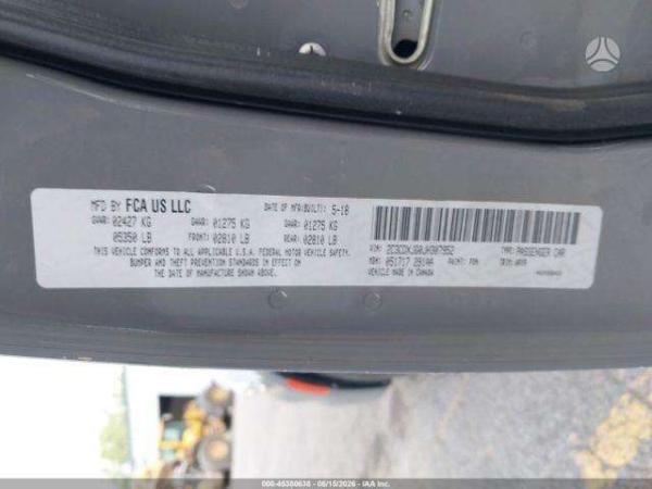 Pelēks Dodge Charger 2018 Klaipėda, ar dzinēja tilpumu 3.60 L un nobraukumu 194 tūkst. km par 7500 €, foto 9 vietnē AUTOMOTO.COM.LV