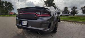 Grey Dodge Charger 2021 in Panevezys, with an engine capacity of 6.42 L and mileage of 78 thousand km for 28900 €, photo 13 on AUTOMOTO.COM.LV