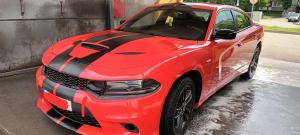 Orange Dodge Charger 2019 in Kaunas, with an engine capacity of 3.60 L and mileage of 51 thousand km for 17700 €, photo 3 on AUTOMOTO.COM.LV