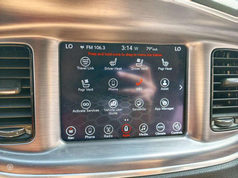 Sarkans Dodge Charger 2017 Šauļi, ar dzinēja tilpumu 3.60 L un nobraukumu 181 tūkst. km par 9559 €, foto 15 vietnē AUTOMOTO.COM.LV