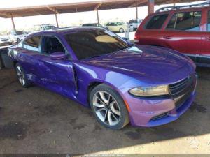 Violet Dodge Charger 2016 in Klaipeda, with an engine capacity of 5.70 L and mileage of 239 thousand km for 6500 €, photo  on AUTOMOTO.COM.LV