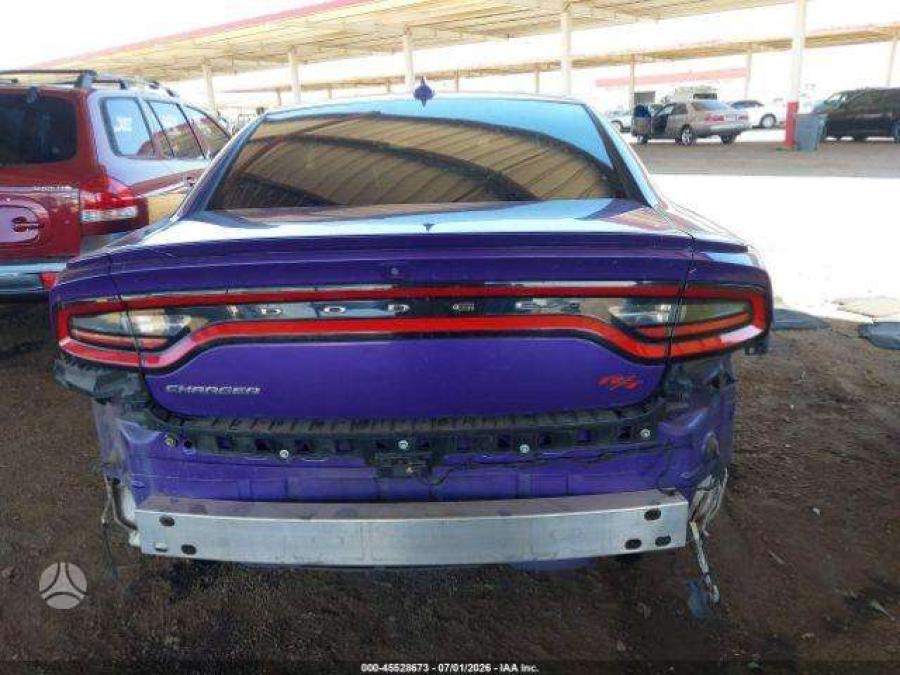 Violet Dodge Charger 2016 in Klaipeda, with an engine capacity of 5.70 L and mileage of 239 thousand km for 6500 €, photo 18 on AUTOMOTO.COM.LV
