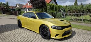 Yellow Dodge Charger 2021 in Klaipeda, with an engine capacity of 5.70 L and mileage of 72 thousand km for 28500 €, photo  on AUTOMOTO.COM.LV