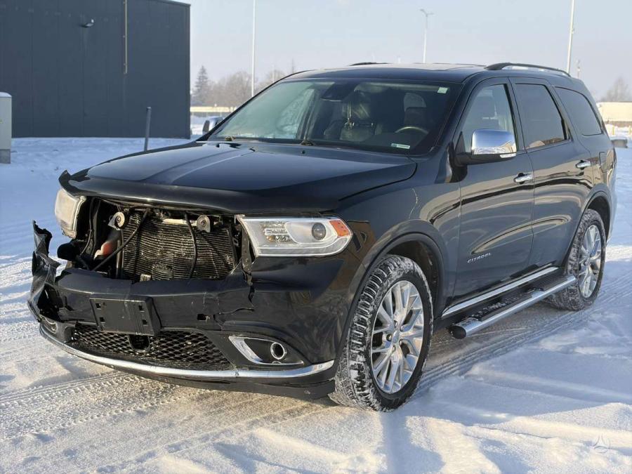 Melns Dodge Durango 2014 Šauļi, ar dzinēja tilpumu 5.70 L un nobraukumu 165 tūkst. km par 10300 €, foto 1 vietnē AUTOMOTO.COM.LV