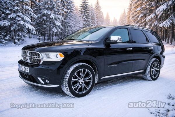 Black Dodge Durango 2014 in Tallinn, with an engine capacity of 3.60 L and mileage of 292 thousand km for 19500 €, photo 1 on AUTOMOTO.COM.LV