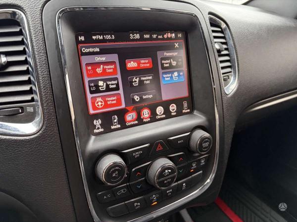 Black Dodge Durango 2014 in Siauliai, with an engine capacity of 5.65 L and mileage of 170 thousand km for 9900 €, photo 11 on AUTOMOTO.COM.LV