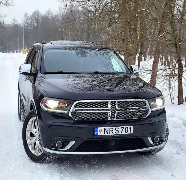 Melns Dodge Durango 2014 Šauļi, ar dzinēja tilpumu 3.60 L un nobraukumu 290 tūkst. km par 13900 €, foto 2 vietnē AUTOMOTO.COM.LV