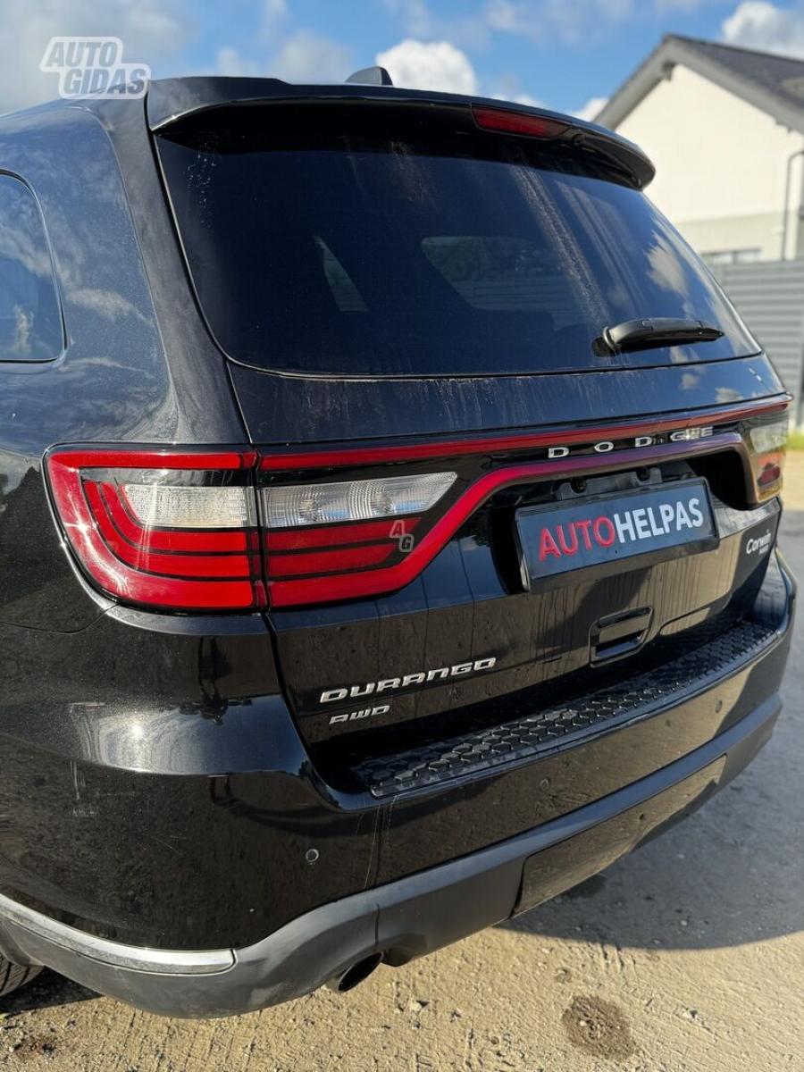 Melns Dodge Durango 2014 Klaipėda, ar dzinēja tilpumu 3.60 L un nobraukumu 198 tūkst. km par 8000 €, foto 8 vietnē AUTOMOTO.COM.LV