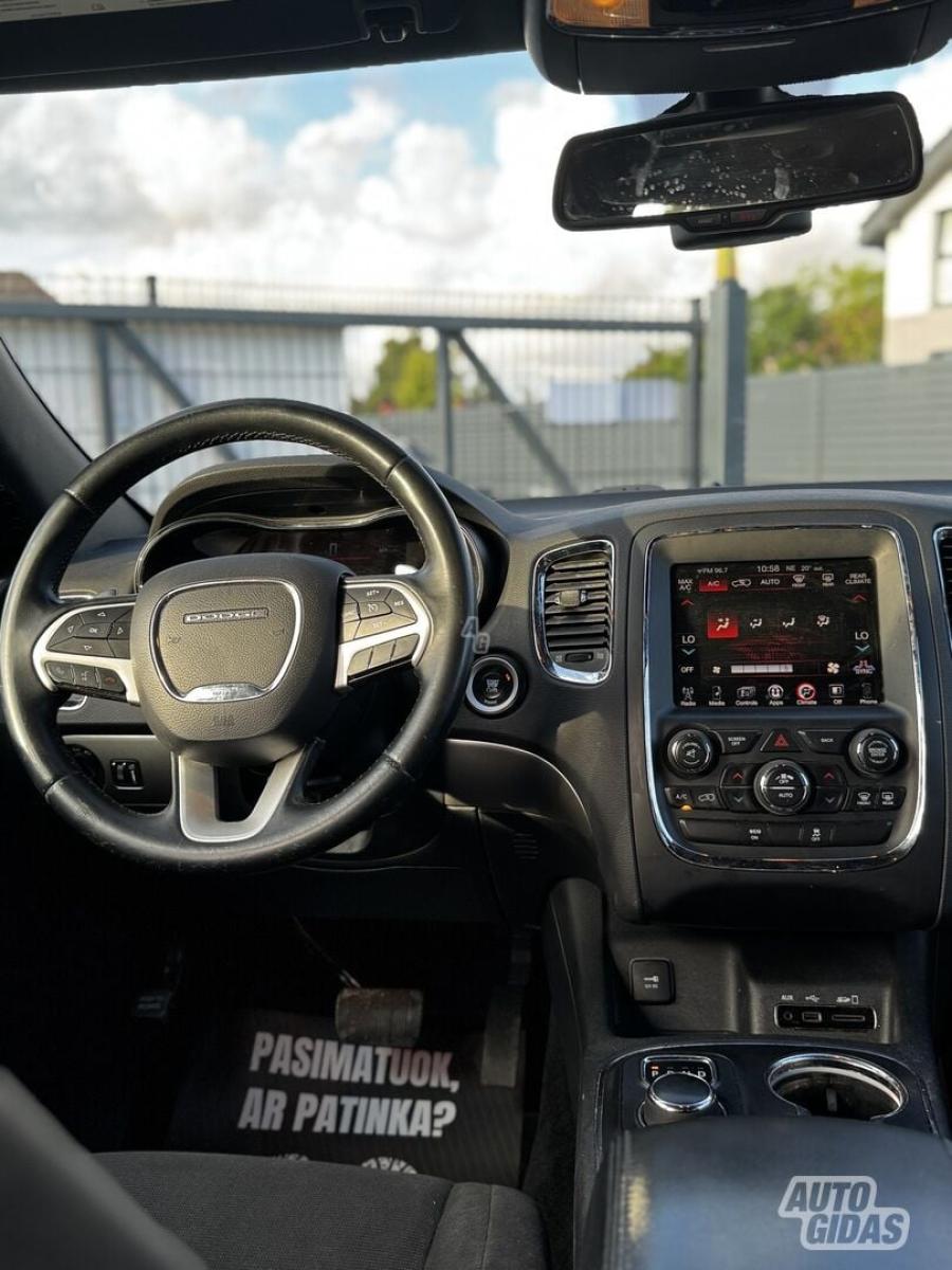 Melns Dodge Durango 2014 Klaipėda, ar dzinēja tilpumu 3.60 L un nobraukumu 198 tūkst. km par 8000 €, foto 12 vietnē AUTOMOTO.COM.LV