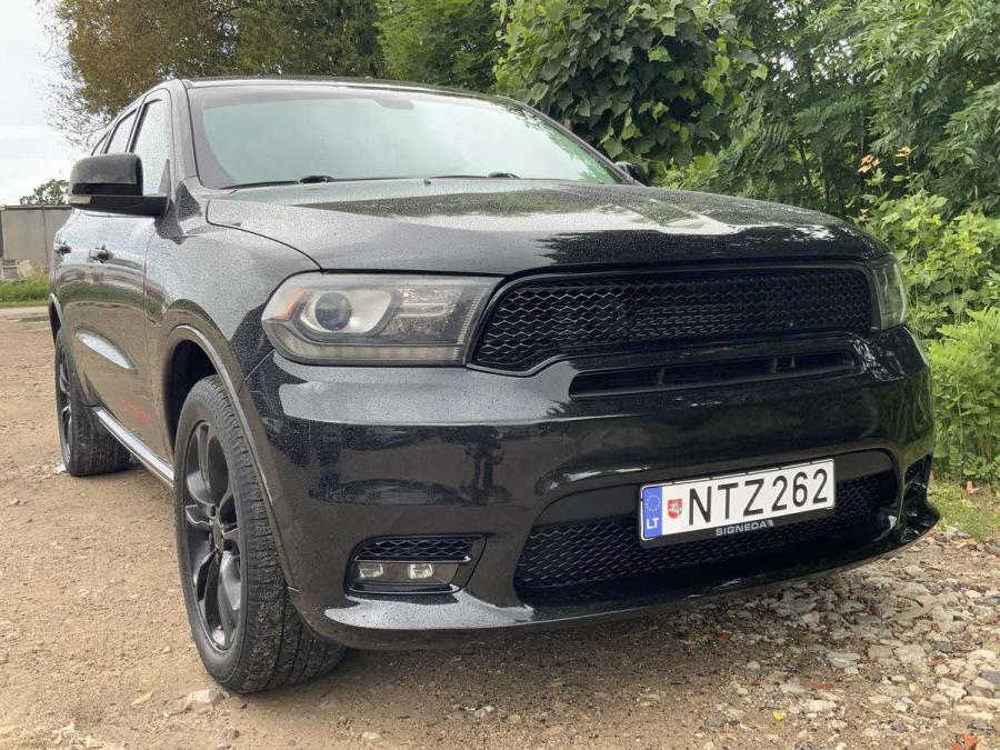 Black Dodge Durango 2014 in Klaipeda, with an engine capacity of 3.60 L and mileage of 262 thousand km for 13500 €, photo 3 on AUTOMOTO.COM.LV