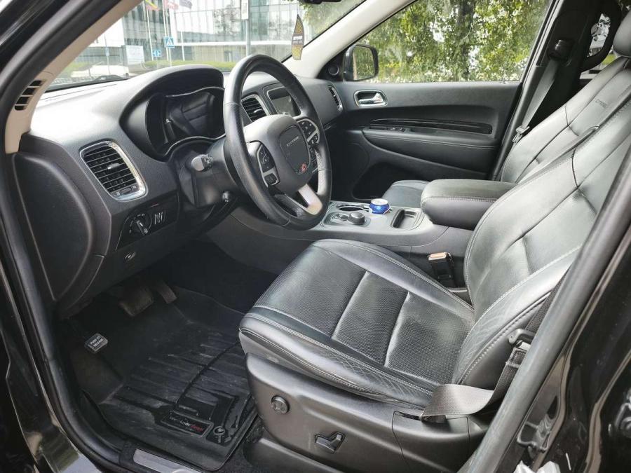 Melns Dodge Durango 2014 Viļņa, ar dzinēja tilpumu 3.60 L un nobraukumu 211 tūkst. km par 15400 €, foto 11 vietnē AUTOMOTO.COM.LV