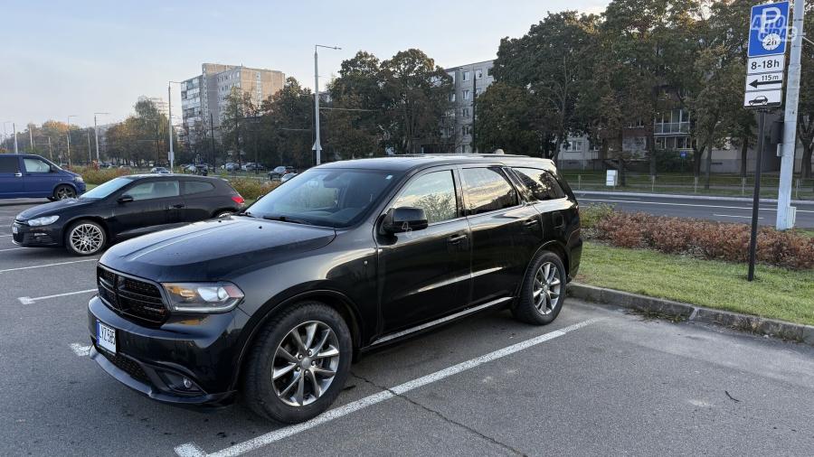 Black Dodge Durango 2014 in Vilnius, with an engine capacity of 3.60 L and mileage of 316 thousand km for 9000 €, photo 5 on AUTOMOTO.COM.LV