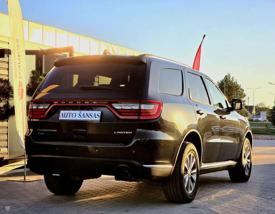 Melns Dodge Durango 2014 Tauragė, ar dzinēja tilpumu 3.60 L un nobraukumu 201 tūkst. km par 12500 €, foto 9 vietnē AUTOMOTO.COM.LV