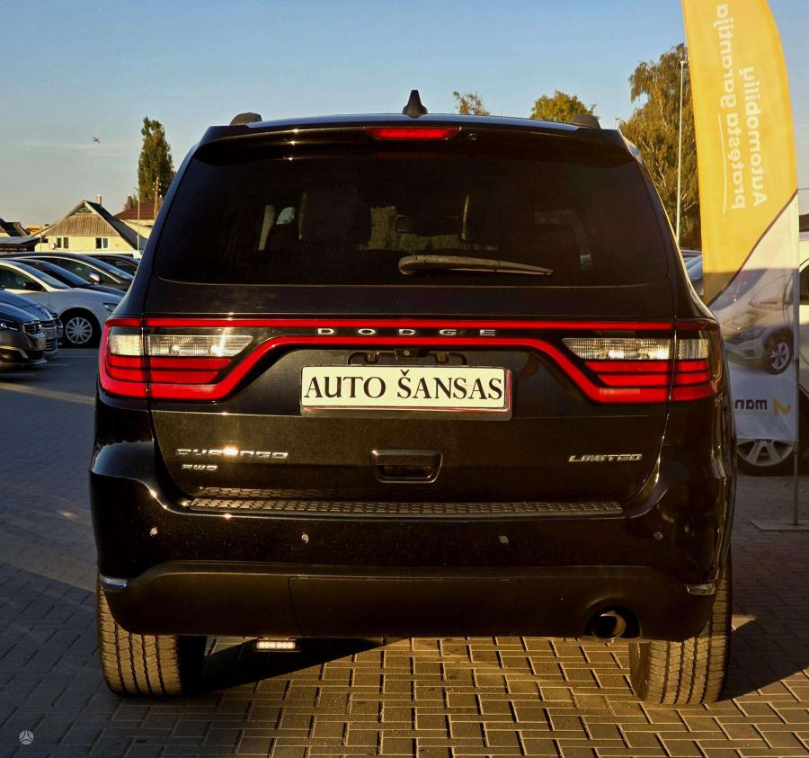 Melns Dodge Durango 2014 Tauragė, ar dzinēja tilpumu 3.60 L un nobraukumu 201 tūkst. km par 12500 €, foto 10 vietnē AUTOMOTO.COM.LV