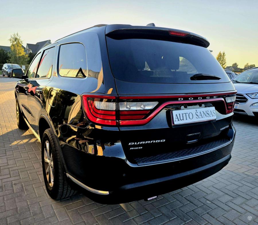 Melns Dodge Durango 2014 Tauragė, ar dzinēja tilpumu 3.60 L un nobraukumu 201 tūkst. km par 12500 €, foto 14 vietnē AUTOMOTO.COM.LV