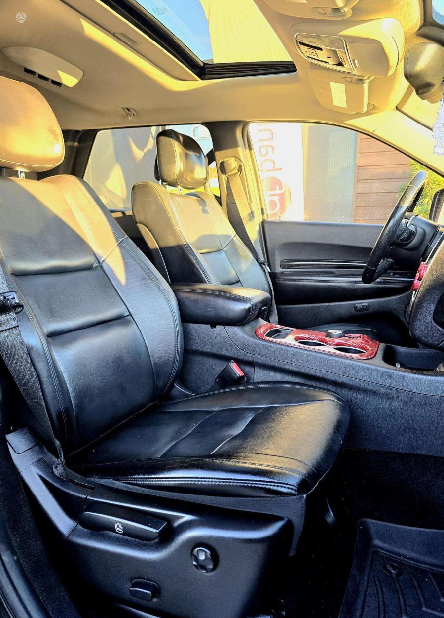 Melns Dodge Durango 2014 Tauragė, ar dzinēja tilpumu 3.60 L un nobraukumu 201 tūkst. km par 12500 €, foto 26 vietnē AUTOMOTO.COM.LV