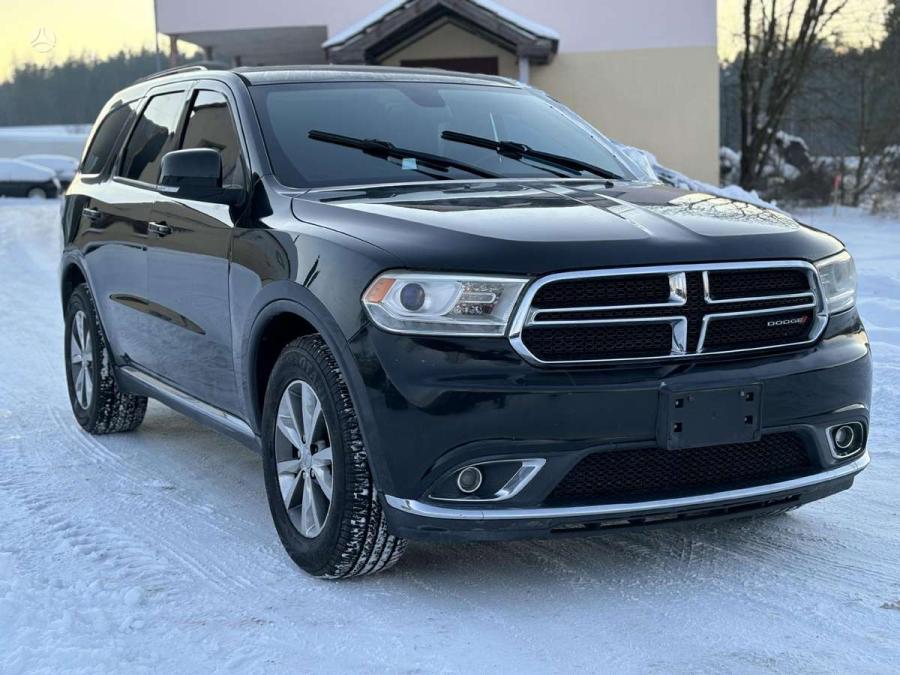 Melns Dodge Durango 2015 Ukmergė, ar dzinēja tilpumu 3.60 L un nobraukumu 169 tūkst. km par 6900 €, foto 2 vietnē AUTOMOTO.COM.LV
