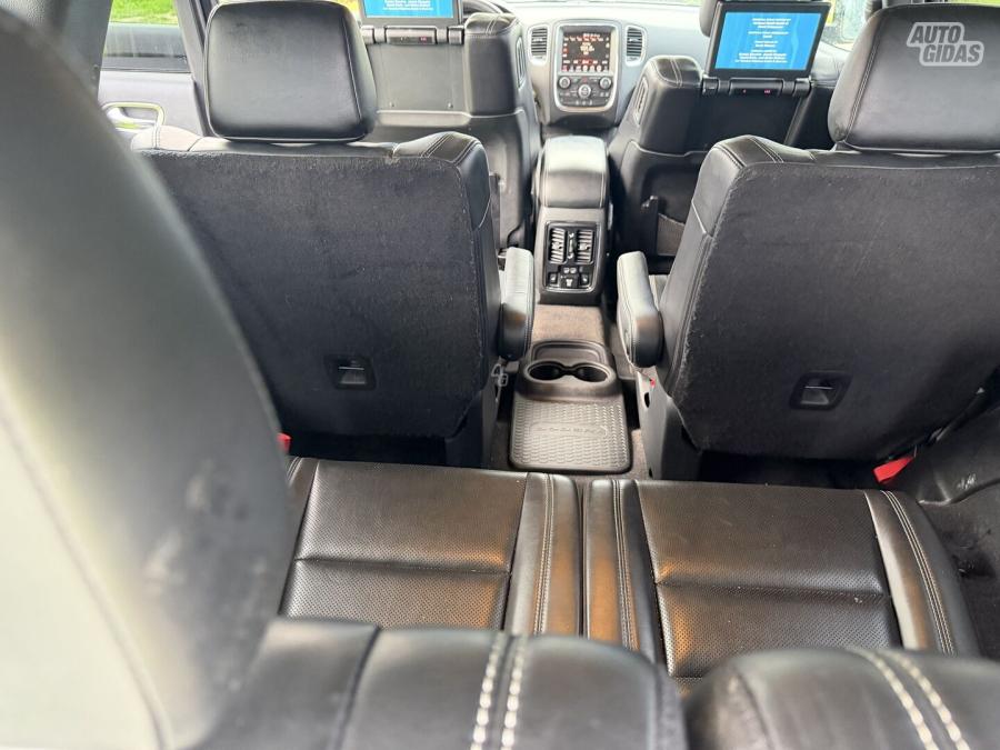 Black Dodge Durango 2015 in Gargzdai, with an engine capacity of 3.60 L and mileage of 169 thousand km for 15700 €, photo 9 on AUTOMOTO.COM.LV