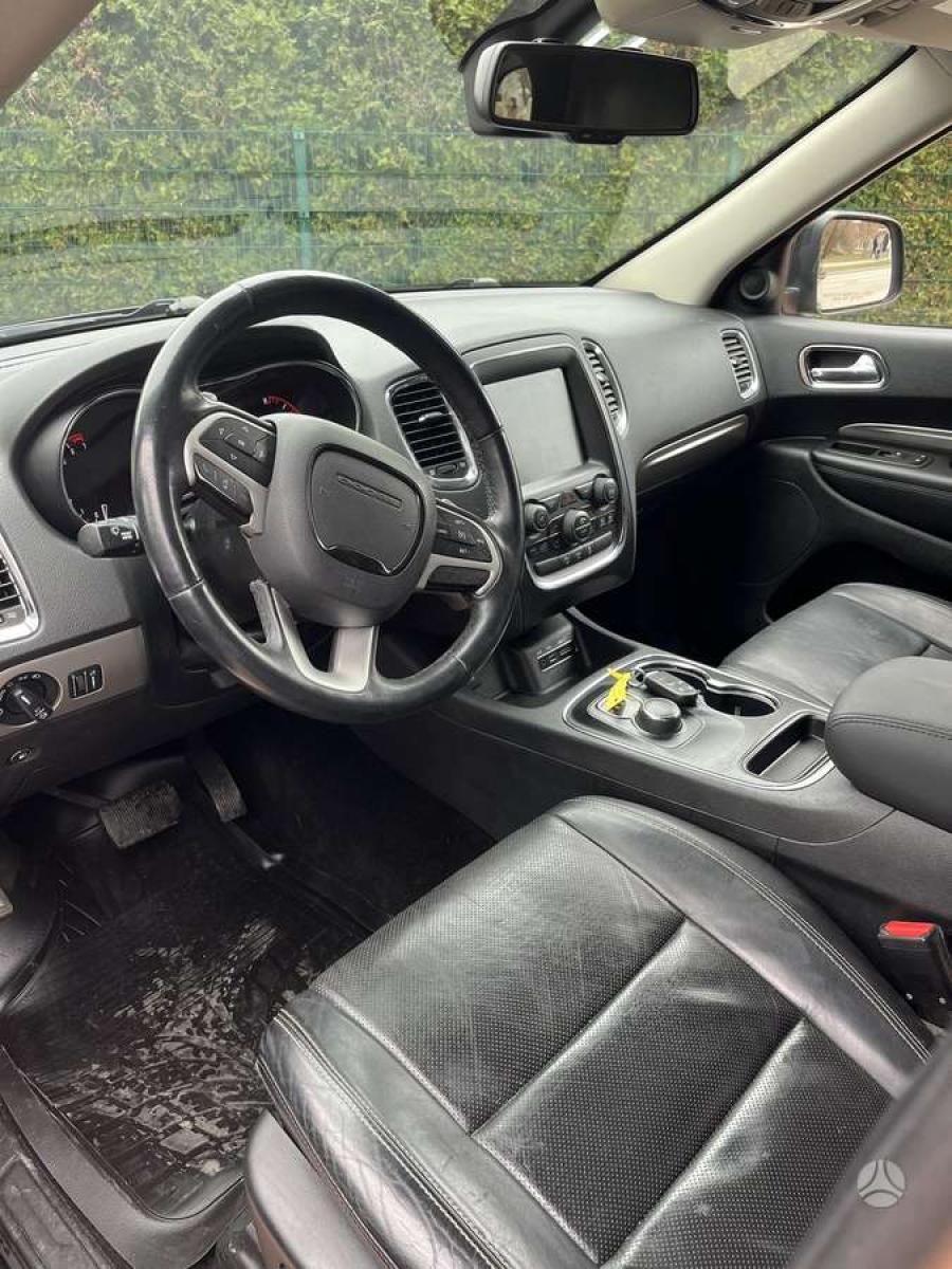 Black Dodge Durango 2015 in Klaipeda, with an engine capacity of 3.60 L and mileage of 256 thousand km for 12200 €, photo 14 on AUTOMOTO.COM.LV