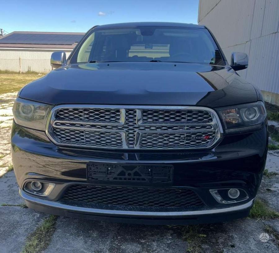 Melns Dodge Durango 2015 Klaipėda, ar dzinēja tilpumu 3.60 L un nobraukumu 275 tūkst. km par 12900 €, foto 1 vietnē AUTOMOTO.COM.LV
