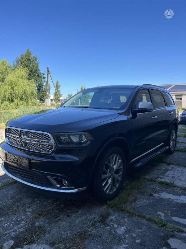 Black Dodge Durango 2015 in Klaipeda, with an engine capacity of 3.60 L and mileage of 275 thousand km for 12900 €, photo 5 on AUTOMOTO.COM.LV