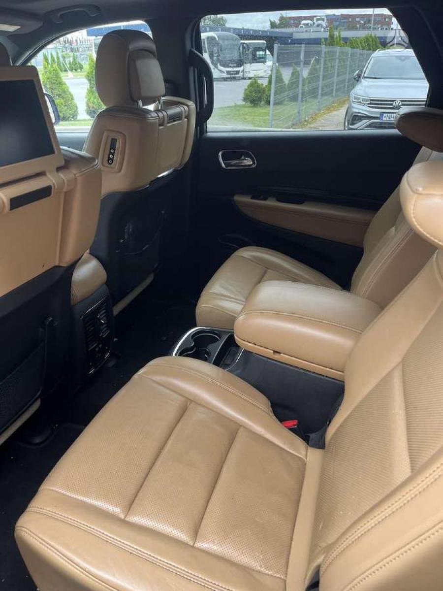Melns Dodge Durango 2015 Klaipėda, ar dzinēja tilpumu 5.65 L un nobraukumu 280 tūkst. km par 13500 €, foto 14 vietnē AUTOMOTO.COM.LV