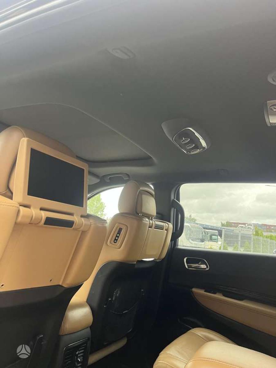 Melns Dodge Durango 2015 Klaipėda, ar dzinēja tilpumu 5.65 L un nobraukumu 280 tūkst. km par 13500 €, foto 15 vietnē AUTOMOTO.COM.LV