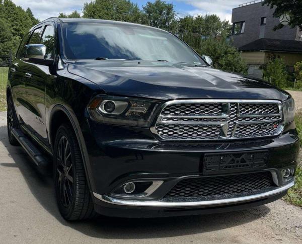 Black Dodge Durango 2015 in Kretinga, with an engine capacity of 3.60 L and mileage of 270 thousand km for 12500 €, photo 3 on AUTOMOTO.COM.LV