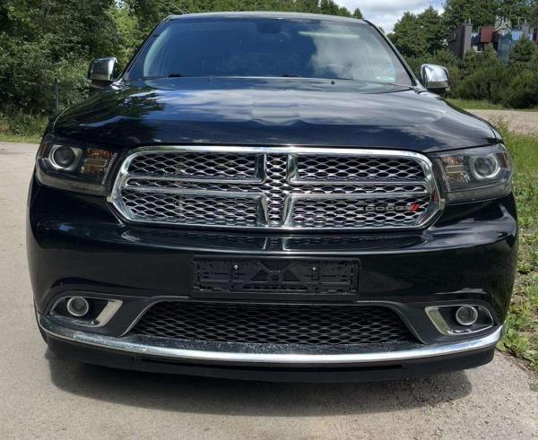 Melns Dodge Durango 2015 Ukmergė, ar dzinēja tilpumu 3.60 L un nobraukumu 276 tūkst. km par 12500 €, foto 1 vietnē AUTOMOTO.COM.LV