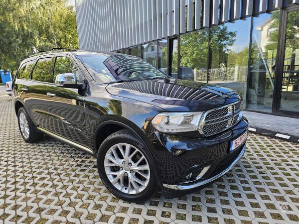 Black Dodge Durango 2015 in Kaunas, with an engine capacity of 5.65 L and mileage of 161 thousand km for 15500 €, photo 6 on AUTOMOTO.COM.LV