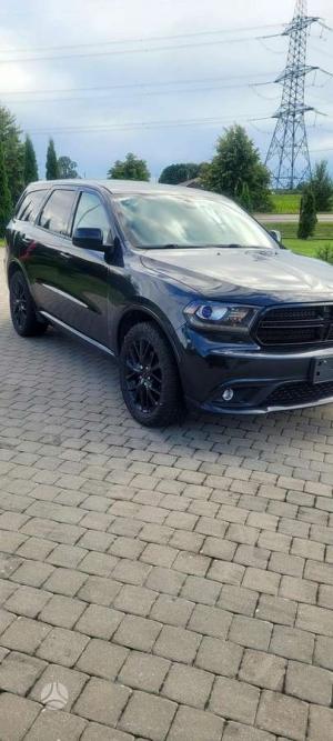 Black Dodge Durango 2015 in Alytus, with an engine capacity of 3.60 L and mileage of 291 thousand km for 8199 €, photo 7 on AUTOMOTO.COM.LV