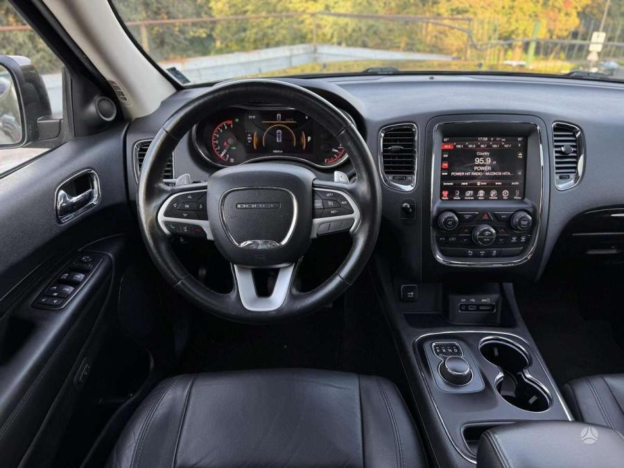 Melns Dodge Durango 2015 Viļņa, ar dzinēja tilpumu 3.60 L un nobraukumu 226 tūkst. km par 15800 €, foto 5 vietnē AUTOMOTO.COM.LV