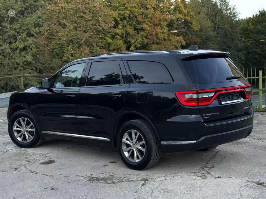 Melns Dodge Durango 2015 Viļņa, ar dzinēja tilpumu 3.60 L un nobraukumu 226 tūkst. km par 15800 €, foto 15 vietnē AUTOMOTO.COM.LV