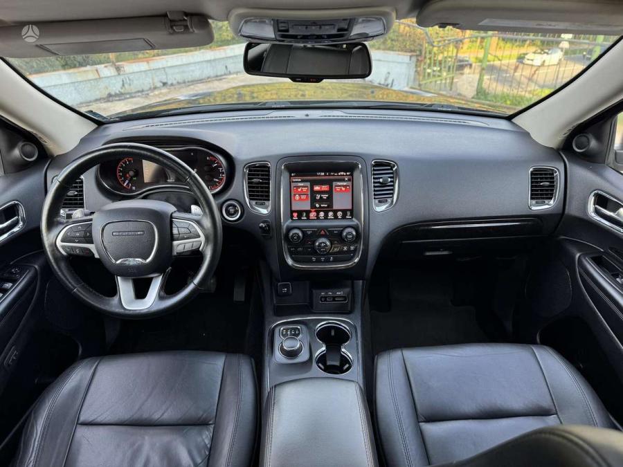 Melns Dodge Durango 2015 Viļņa, ar dzinēja tilpumu 3.60 L un nobraukumu 226 tūkst. km par 15800 €, foto 19 vietnē AUTOMOTO.COM.LV